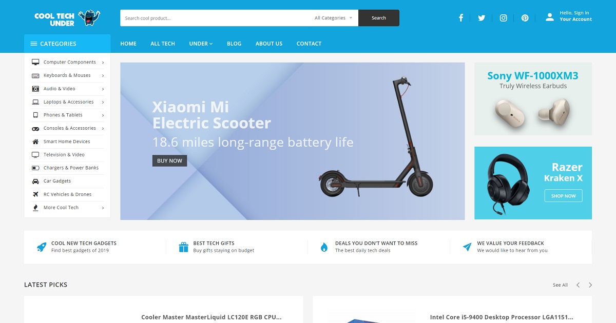 Cool tech gadgets, gifts and hot deals | Cool Tech Under