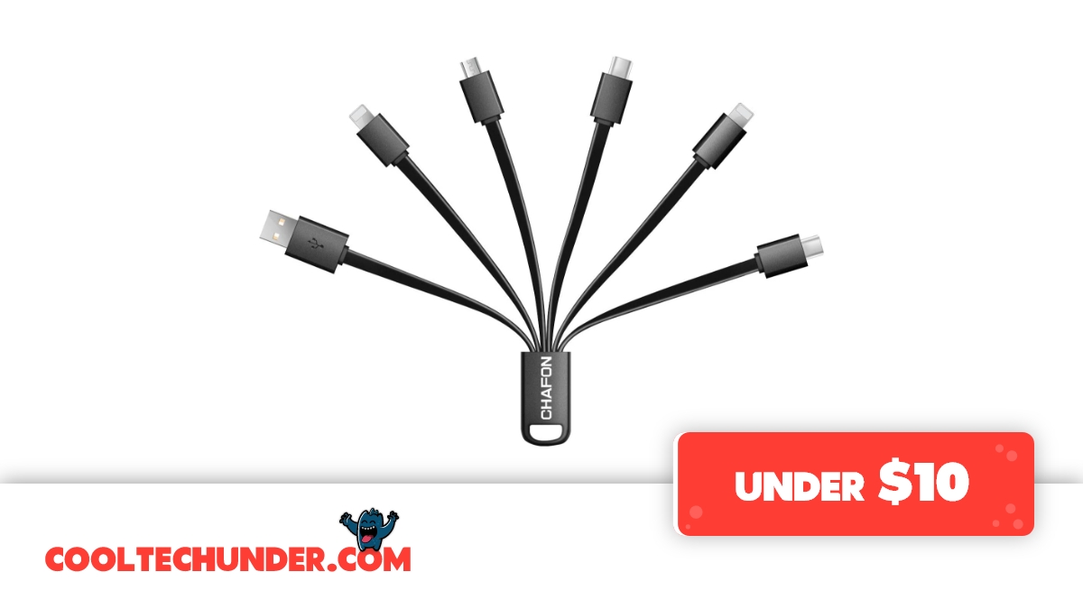 CHAFON Multi Charge Cable Short 3A,6 in 1 | Cool Tech Under