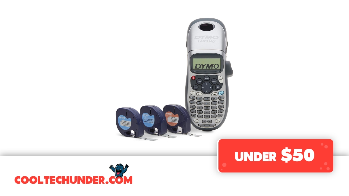 DYMO Label Maker with 3 Bonus Labeling Tapes | Cool Tech Under