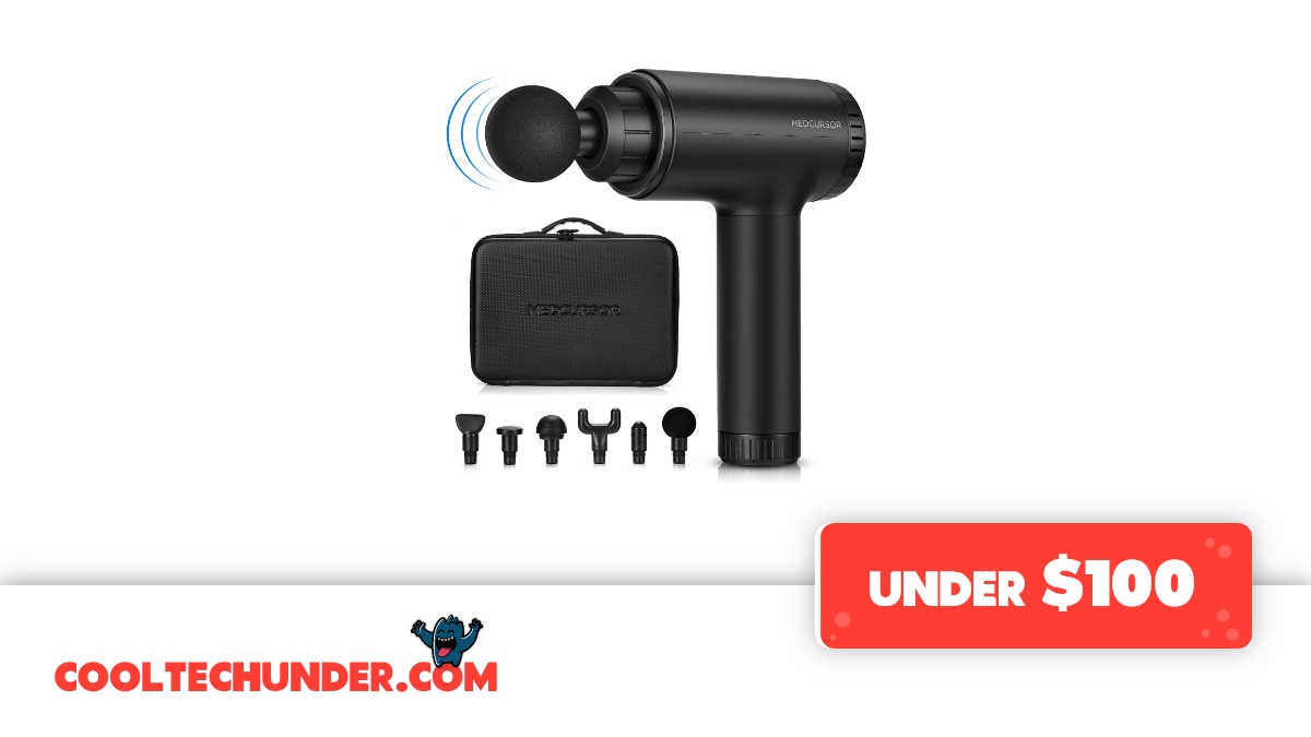 Medcursor Handheld Percussion Massage Gun | Cool Tech Under